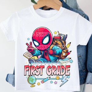 Back to School Super Hero Bundle PNG, Teacher Shirt, First Day of ...