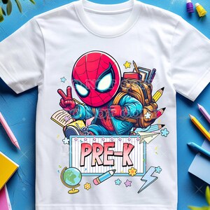 Back to School Super Hero Bundle PNG, Teacher Shirt, First Day of ...