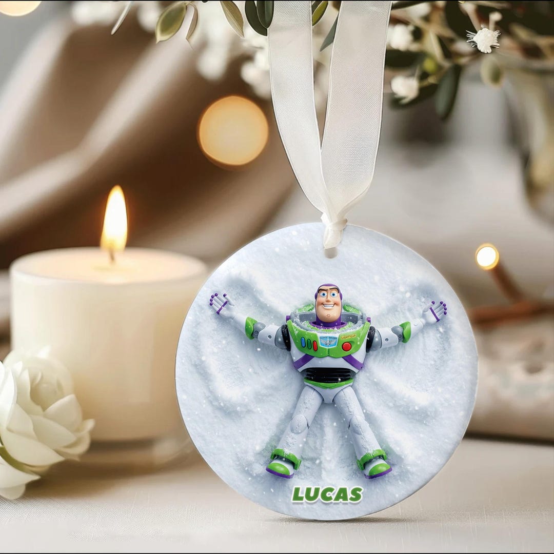 Personalized Cartoon Character Christmas Ornament, Custom Cartoon ...