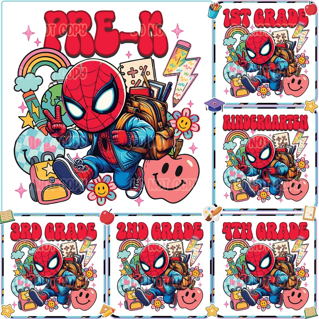 Back to School Super Hero Bundle PNG, Teacher Shirt, First Day of ...