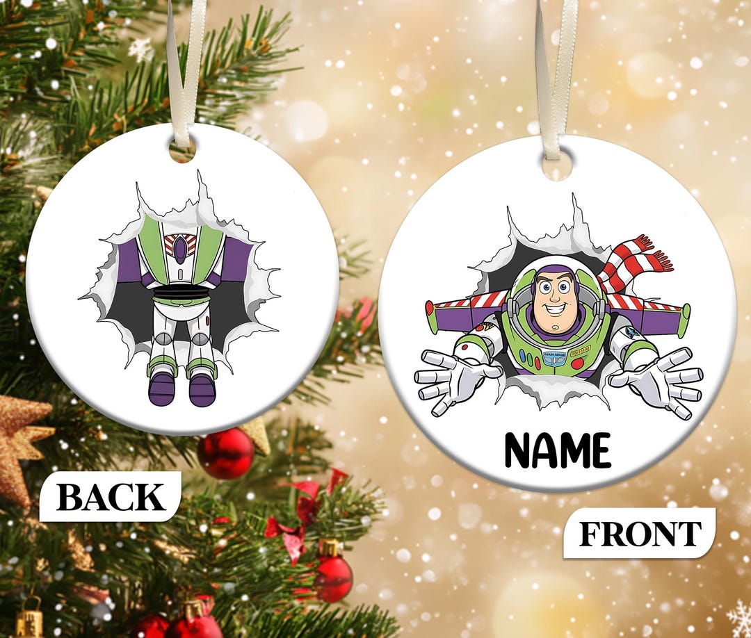 Personalized Ripped Cartoon Christmas Ornament, Custom Cartoon ...