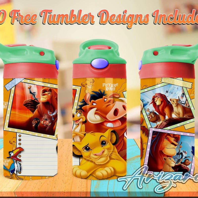 Lion King Svg Cups - Etsy