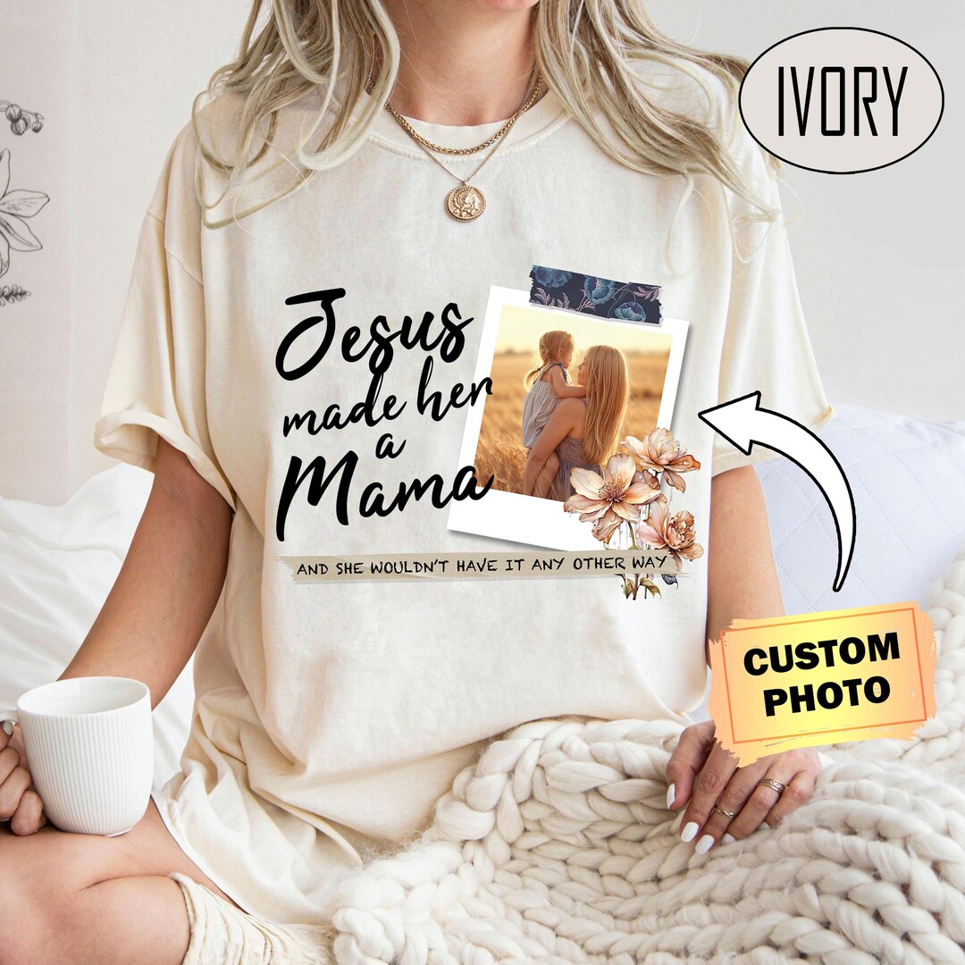 Personalized Jesus Mother's Day Png, Jesus Made Her A Mama, Custom ...
