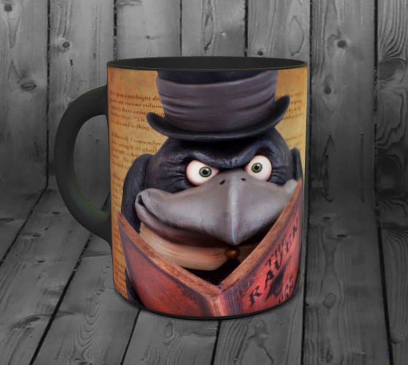 Raven Mug - Etsy
