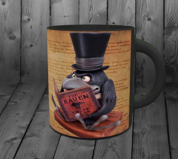 Raven Mug - Etsy