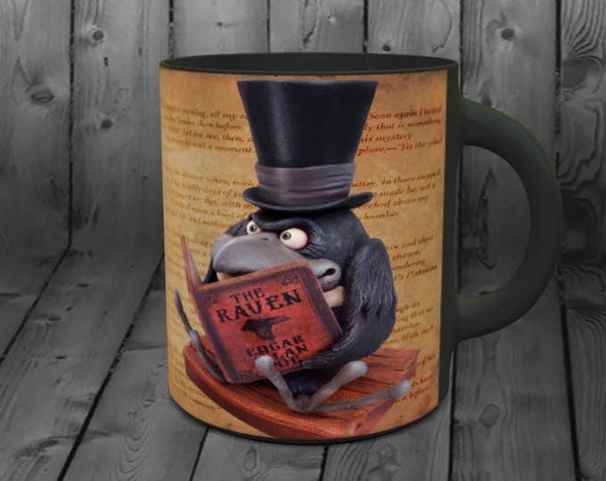Raven Mug - Etsy