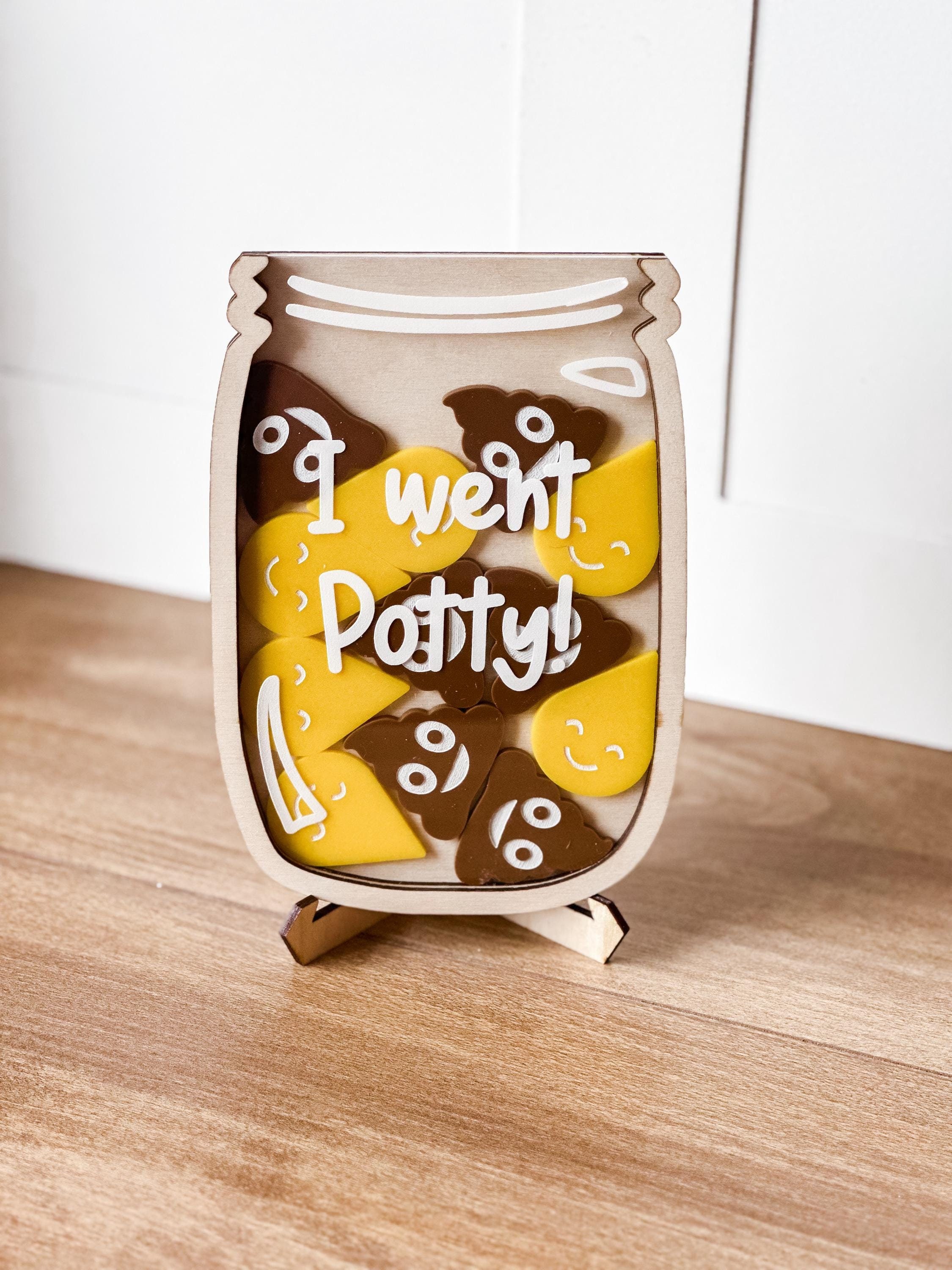 Custom Potty Training Reward Jar: Acrylic Potty Chart - Etsy