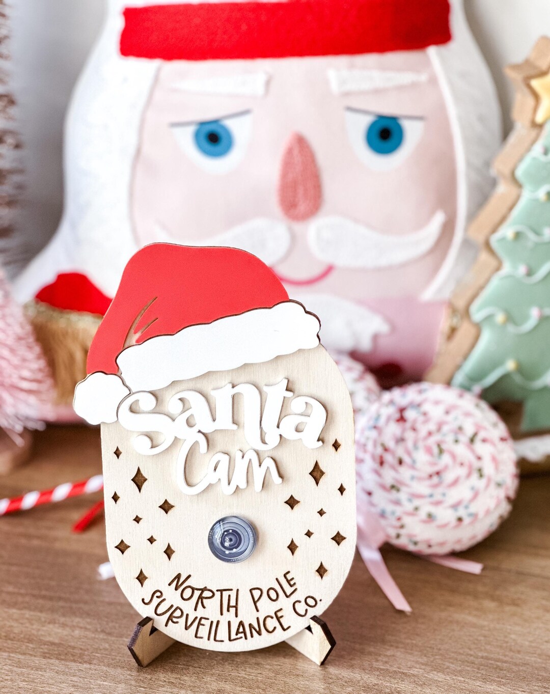 Santa Cam, Santa Camera Ornament, Christmas Cam, Elf Ornament, Santa ...