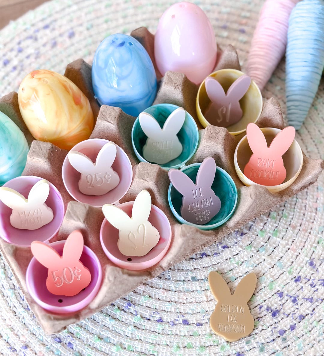 Easter Egg Hunt Tokens, Tokens for Easter Eggs, Easter Tokens, Unique ...