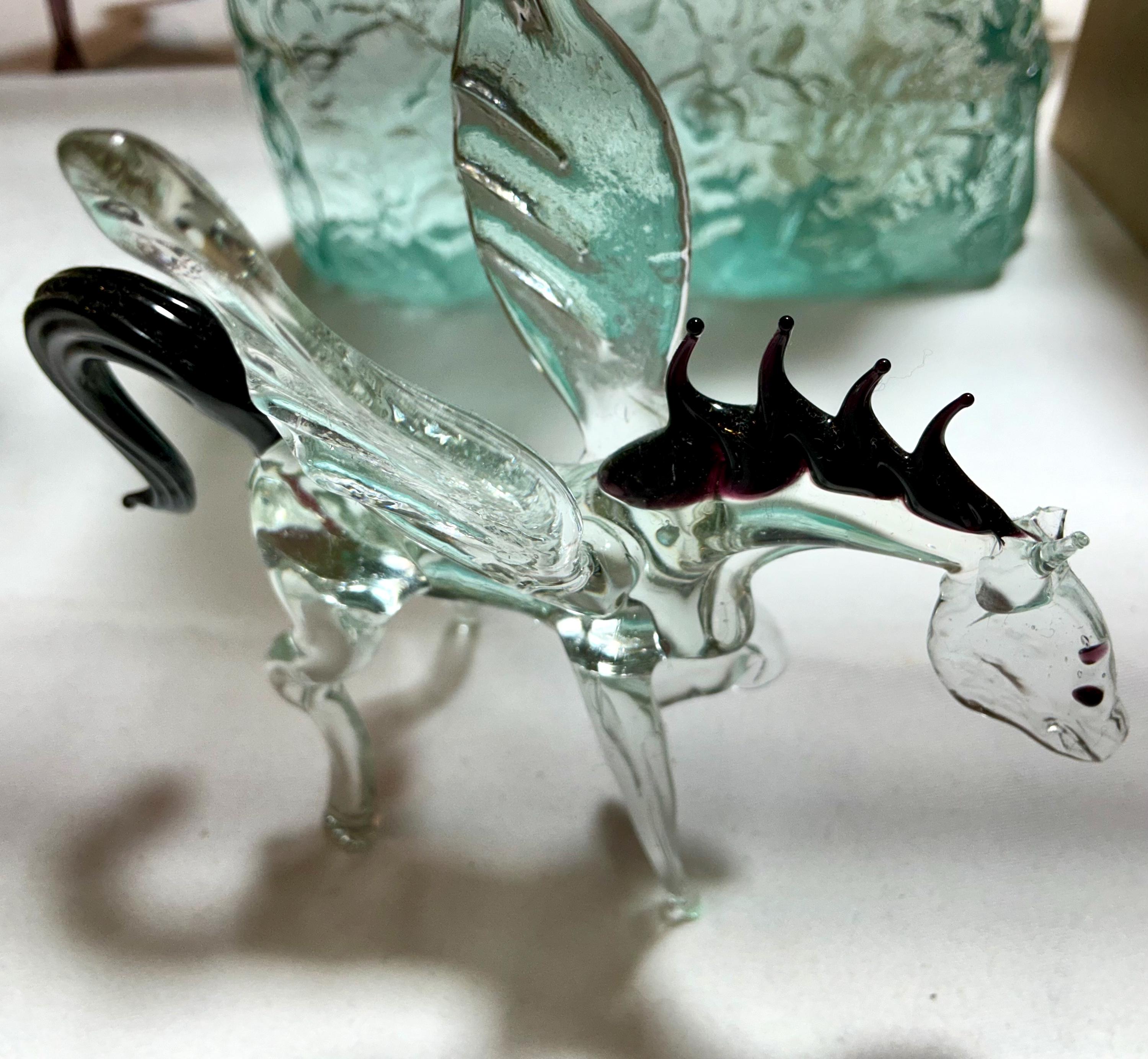 Transparent Glass Pegasus - Etsy