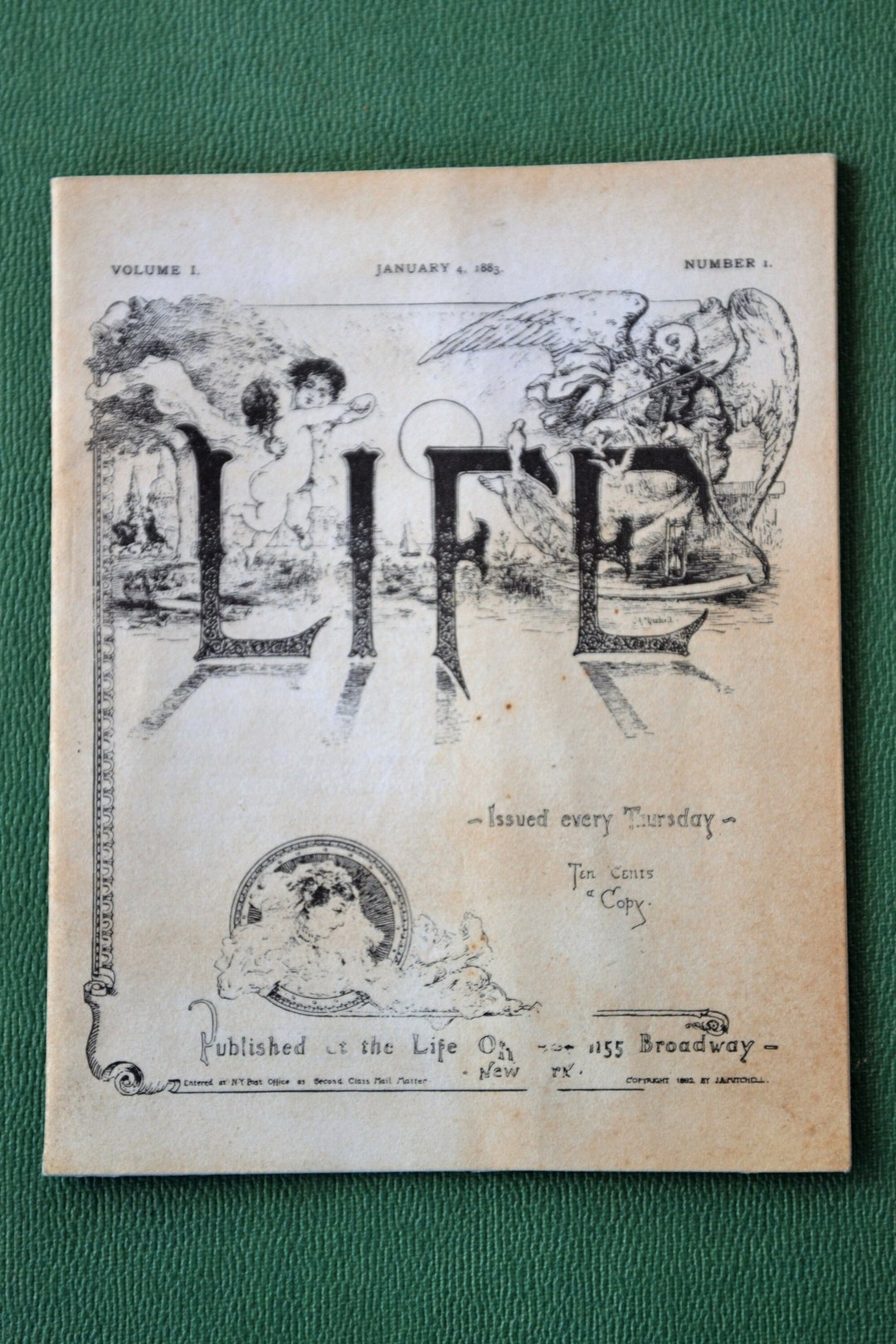 Vintage Miniature LIFE Magazine - Volume 1 Number 1 - John Ames ...