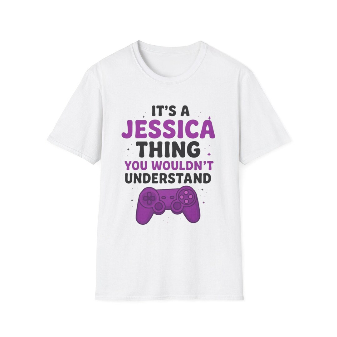 Personalized 'it's a Jessica Thing' Retro 80s Gaming T-shirt ,jessica ...