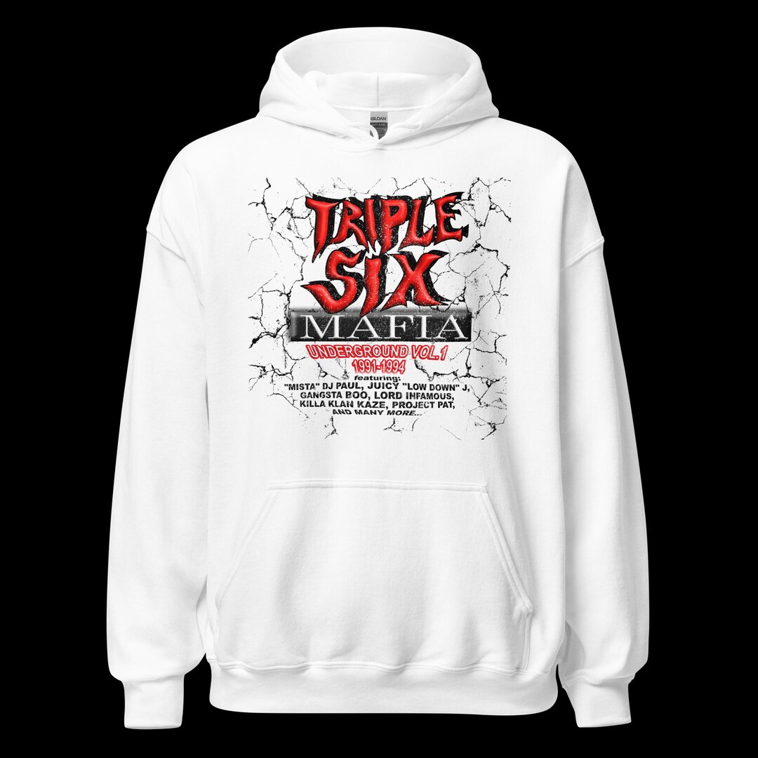 Three 6 Mafia Hoodie, Underground Vol. 1, 90s Memphis Hip Hop, Vintage ...