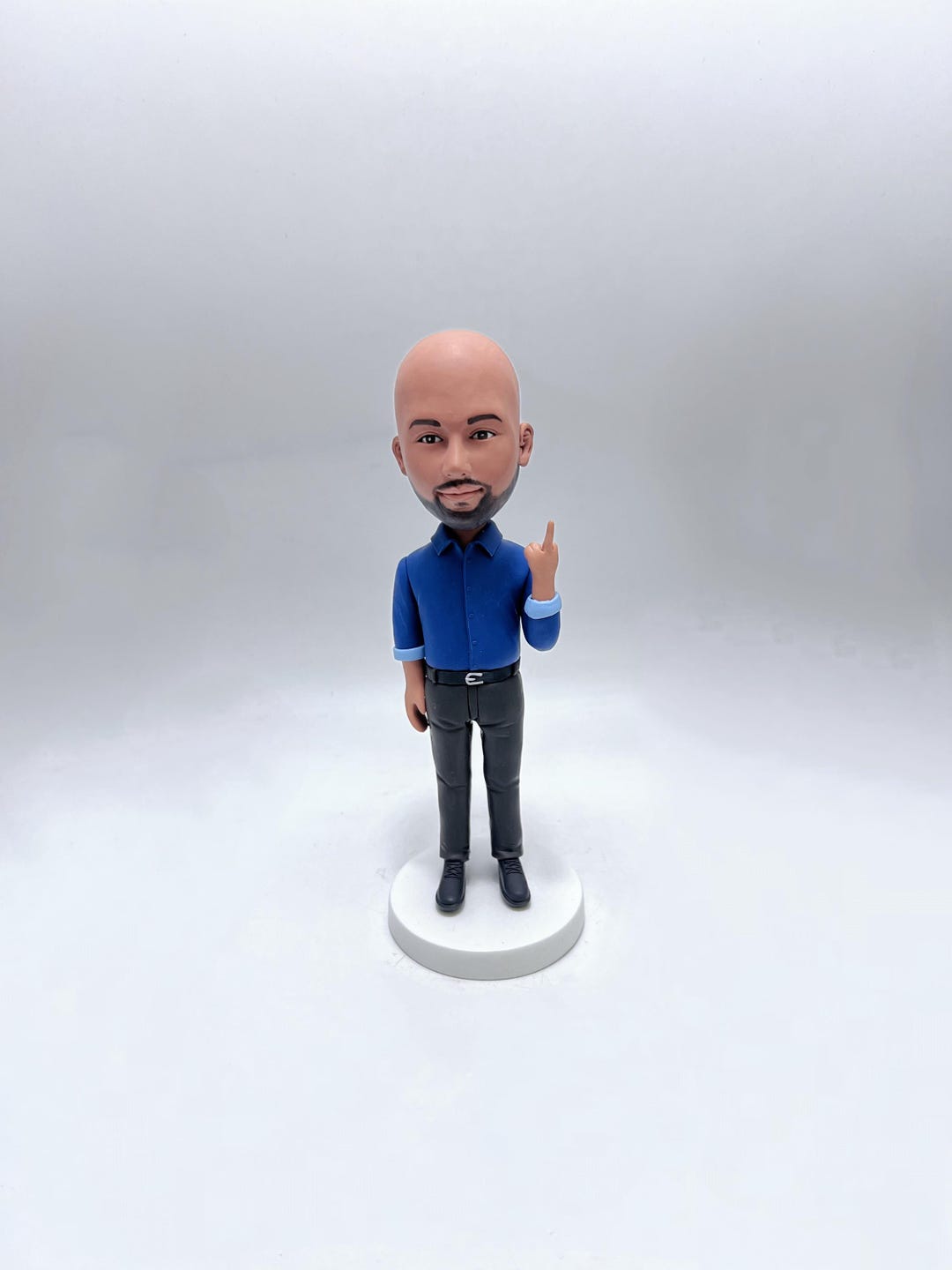 Custom Bald Gentleman Bobblehead - Handmade Unique Figurine ...