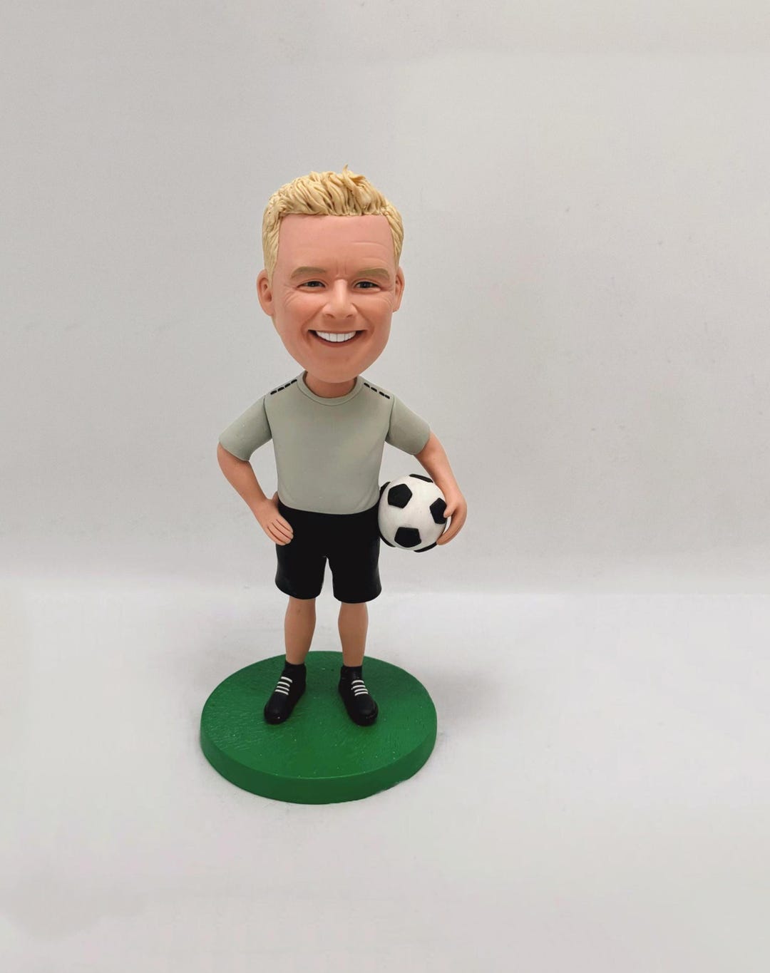 Custom Football Fan Bobblehead: Personalized Polymer Clay Figurine - Etsy