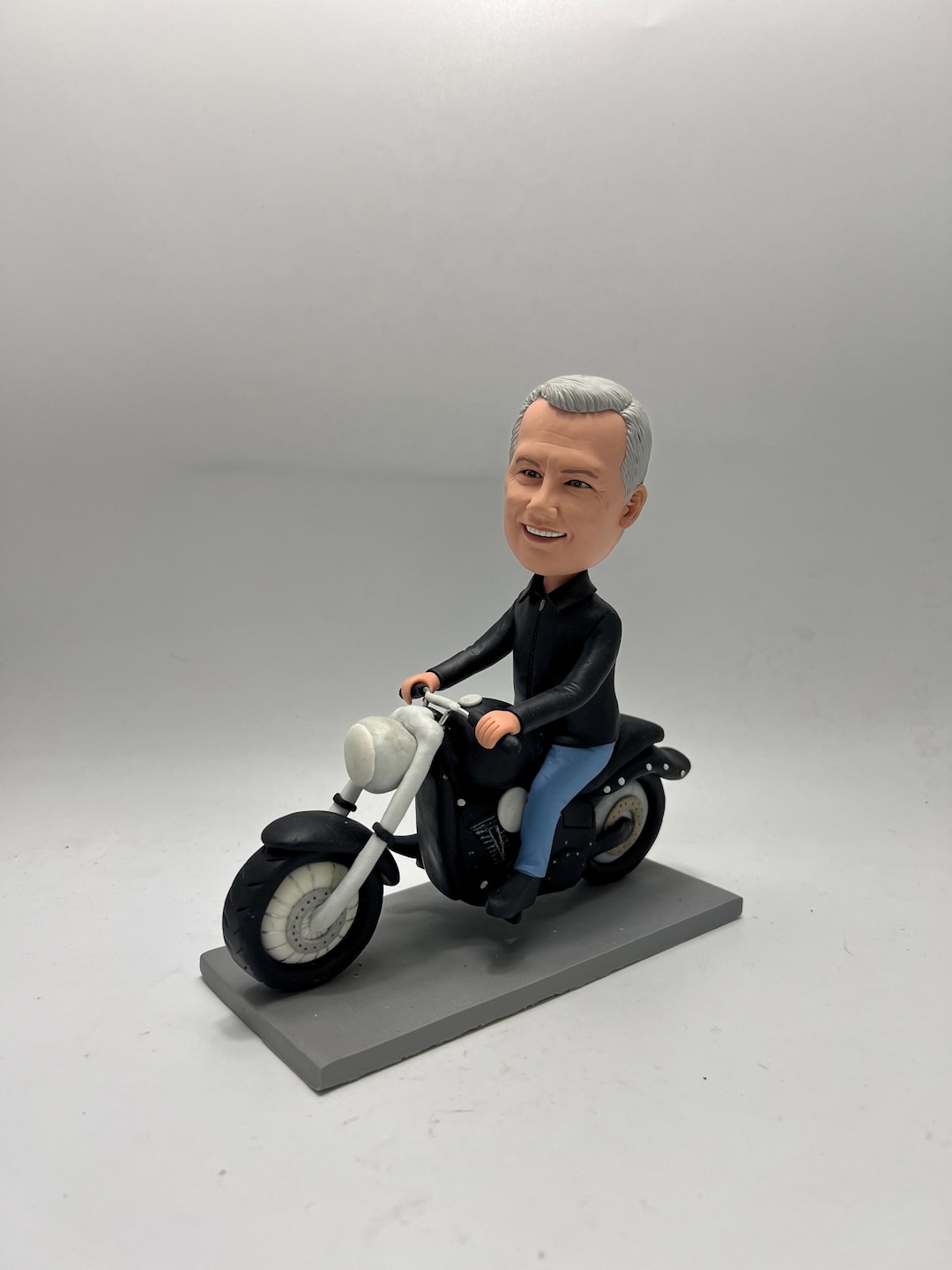 Custom Motorcycle Rider Bobblehead Statue | Personalized Handmade Gift ...