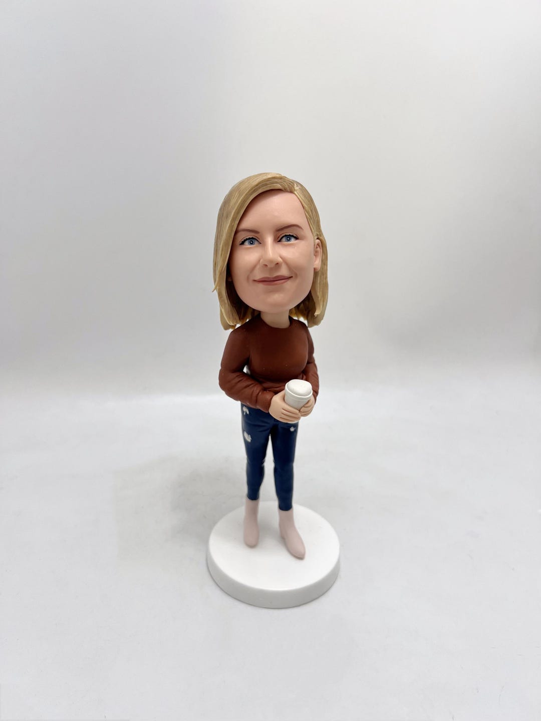 Custom Bobblehead: Personalized Polymer Clay Figurine, Unique Keepsake ...