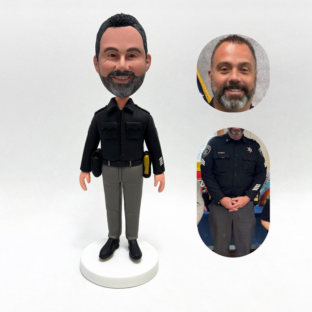 Custom Sheriff Bobblehead, Capture Your Unique Sheriff Memories ...
