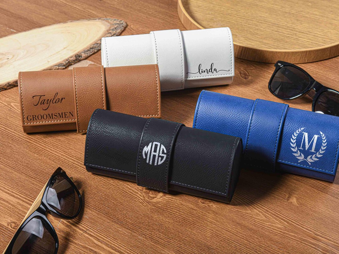 Personalized Sunglasses Leather Box,leather Glasses Box,glasses Case ...