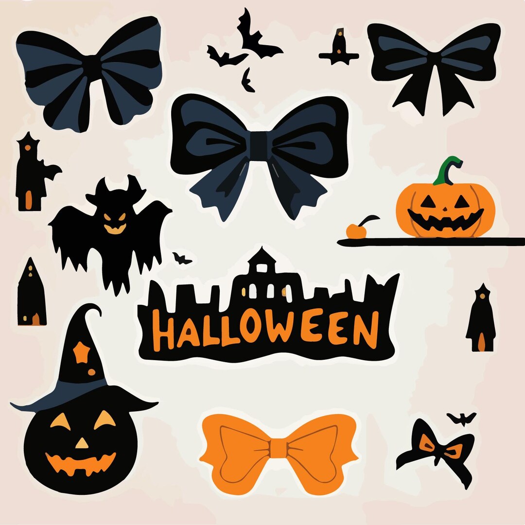 Halloween Svg Png Bundle, Fall Halloween Clipart,funny Halloween ...
