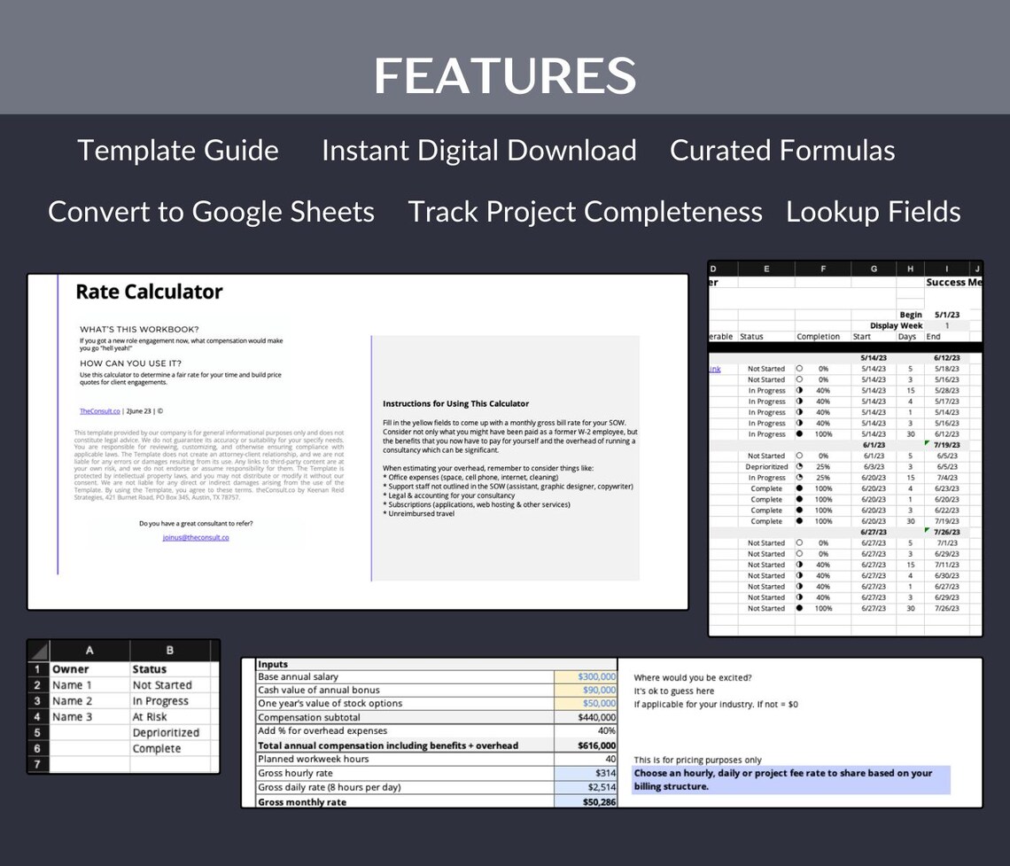 Statement of Work Template for Management Consultants | Scope of Work ...