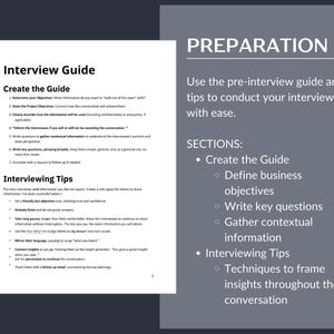 Interview Guide Template for Consultants | Interviewing Tips | Key ...
