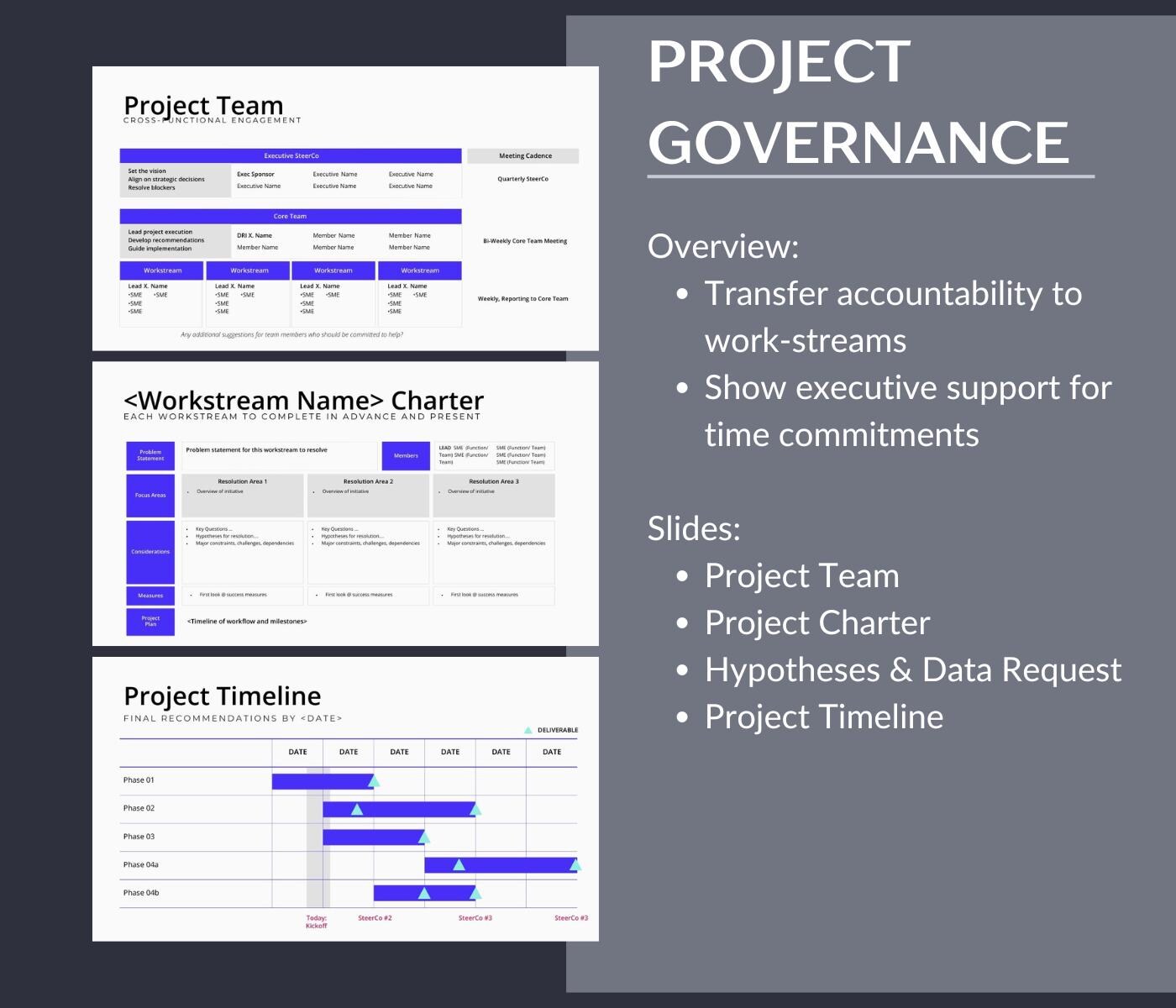 Project Kickoff Deck Template | Management Consultant Kickoff Deck ...