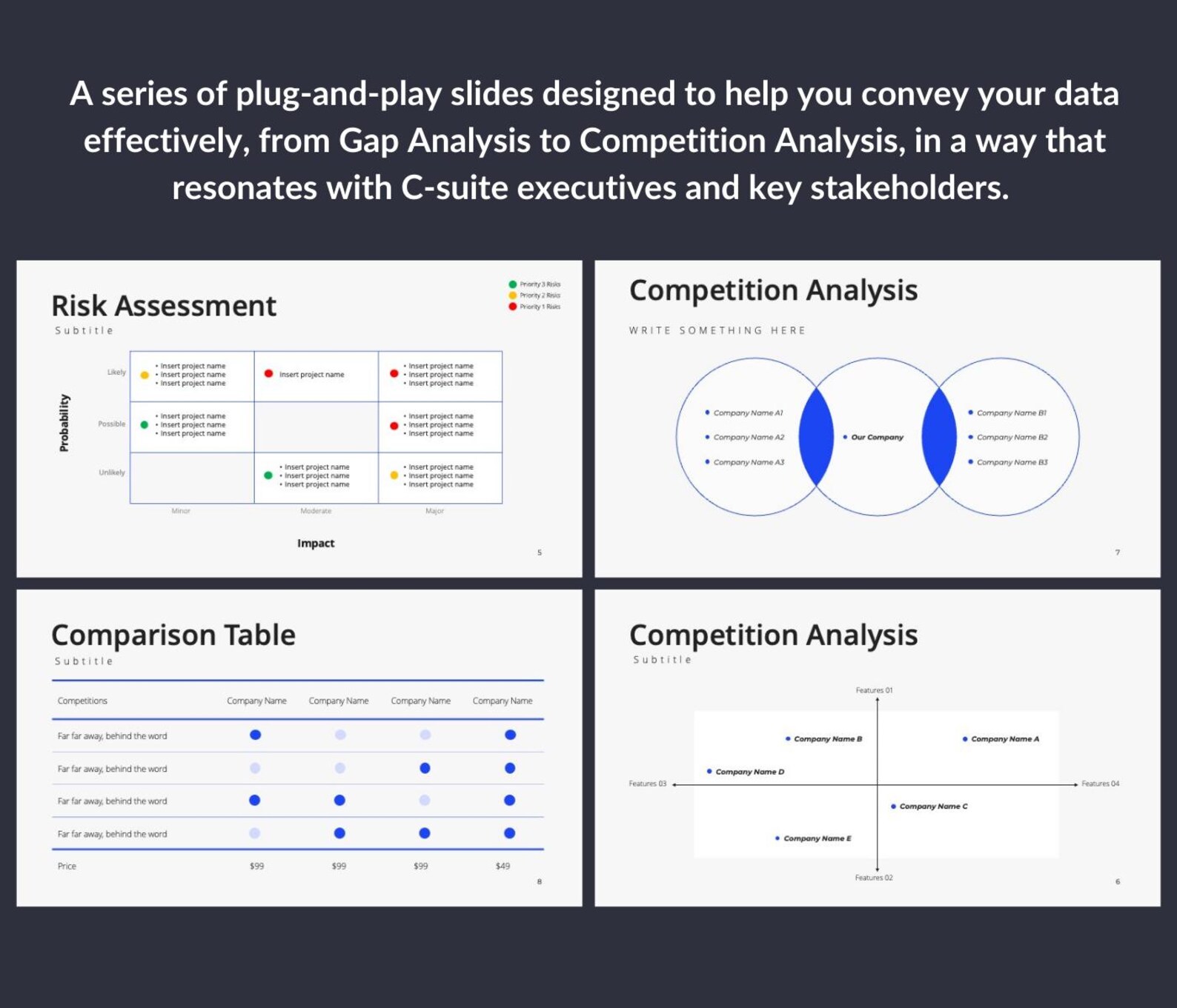 Data Visualization Powerpoint Templates for Management Consultants ...