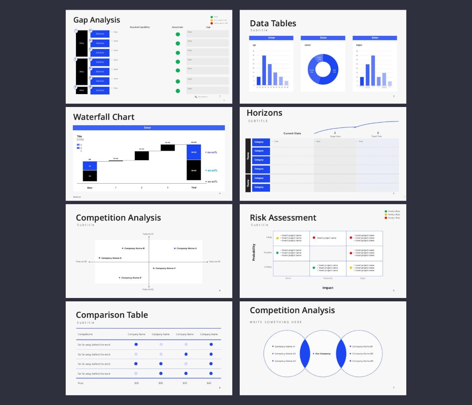 Data Visualization Powerpoint Templates for Management Consultants ...