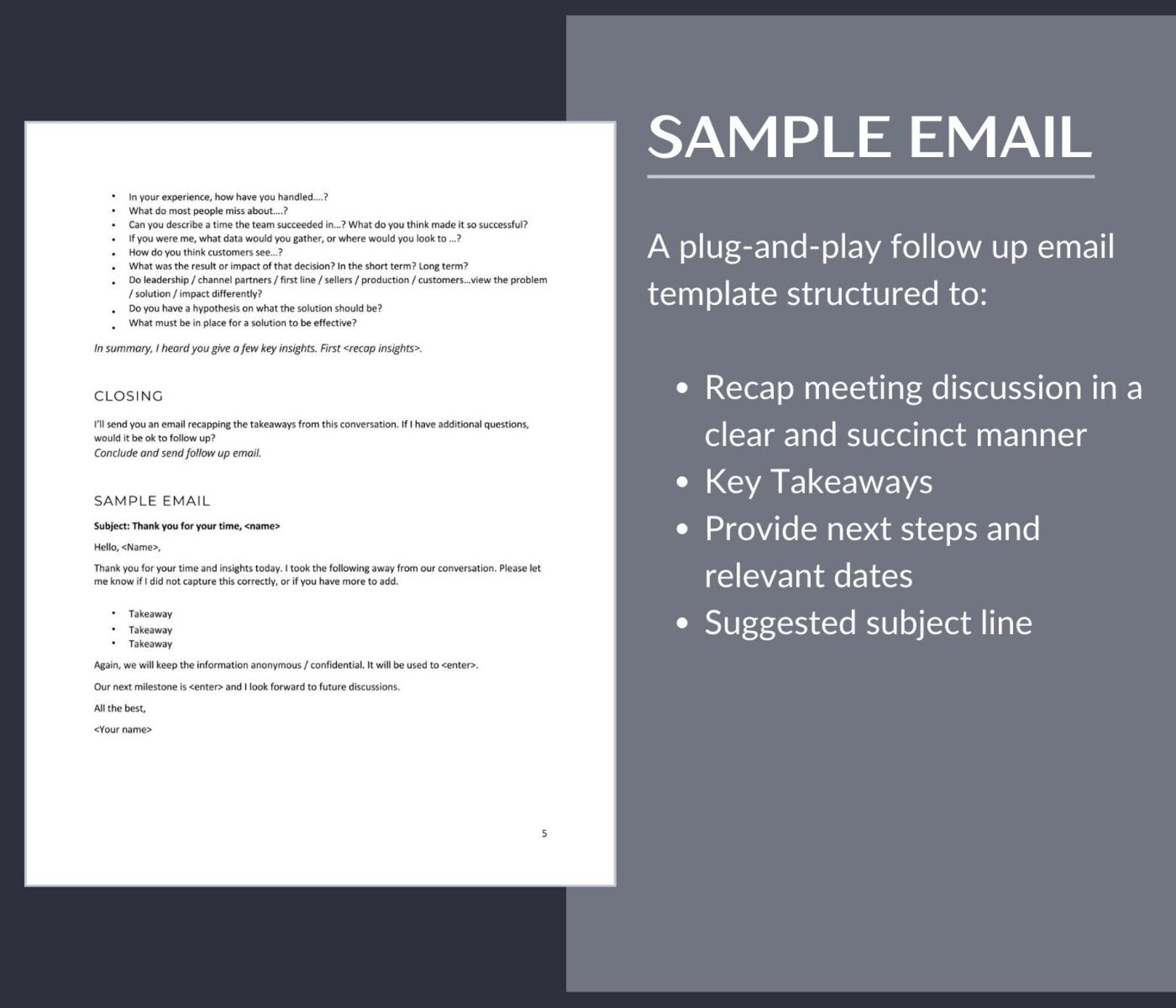 Interview Guide Template for Consultants | Interviewing Tips | Key ...