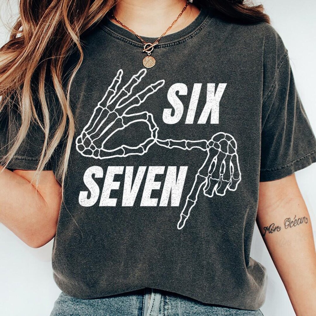 Six Seven Trending Meme Shirt, Funny 67 Halloween Shirt, Viral 67 ...