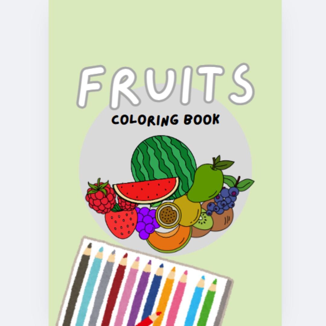 21 Fruit Pattern Coloring Page, Fruits Coloring Book, Pattern Coloring ...