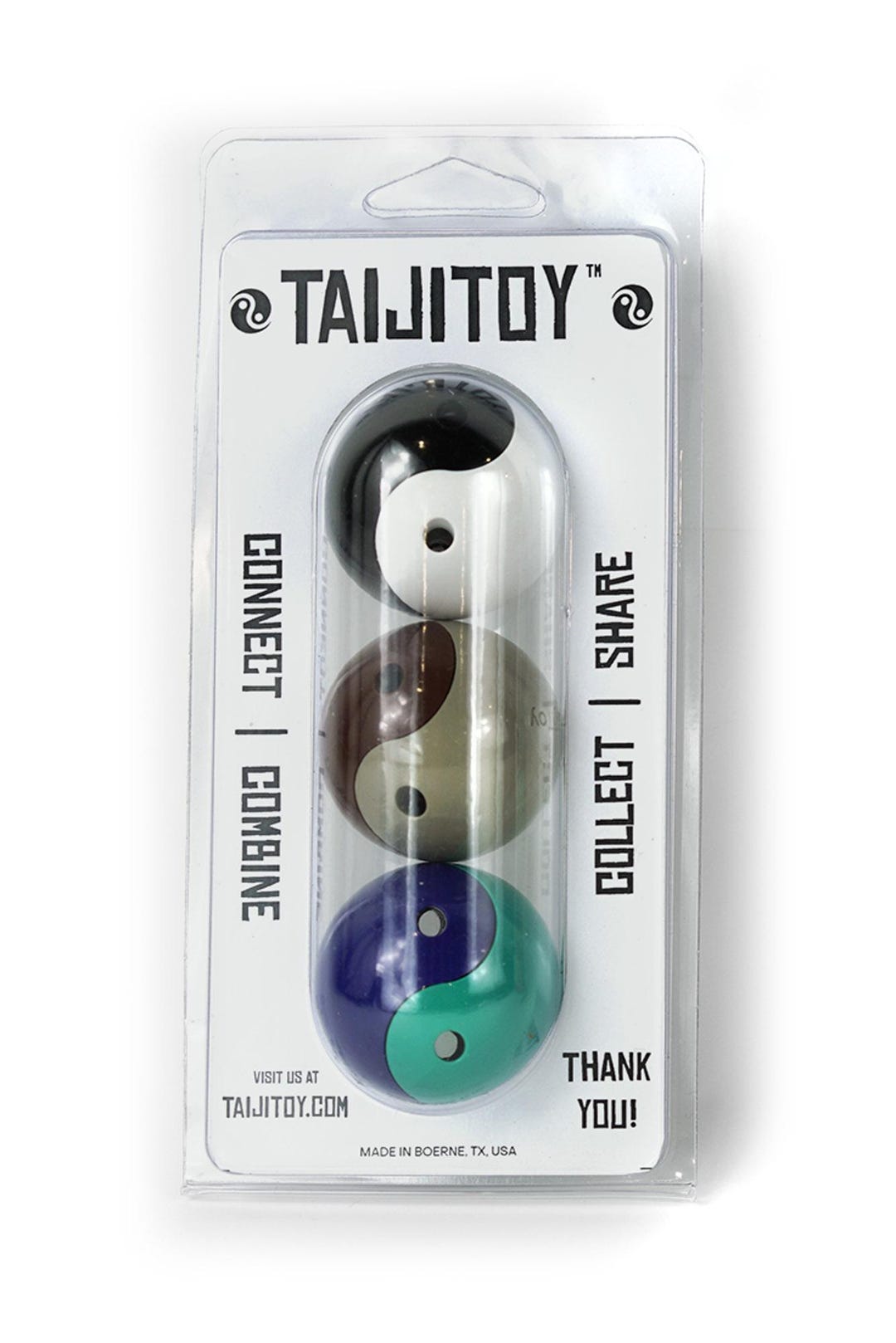 Taijitoy Earth Combo: 3D Yin Yang Fidget Ball Desk Toy - Etsy