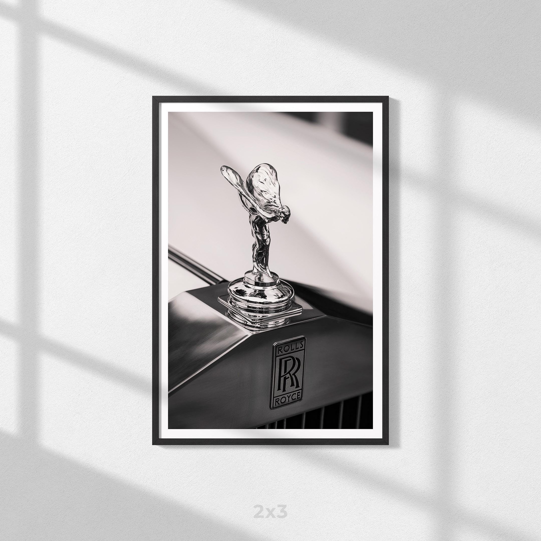 Rolls-royce Spirit of Ecstasy Print | Black & White | Digital Download ...