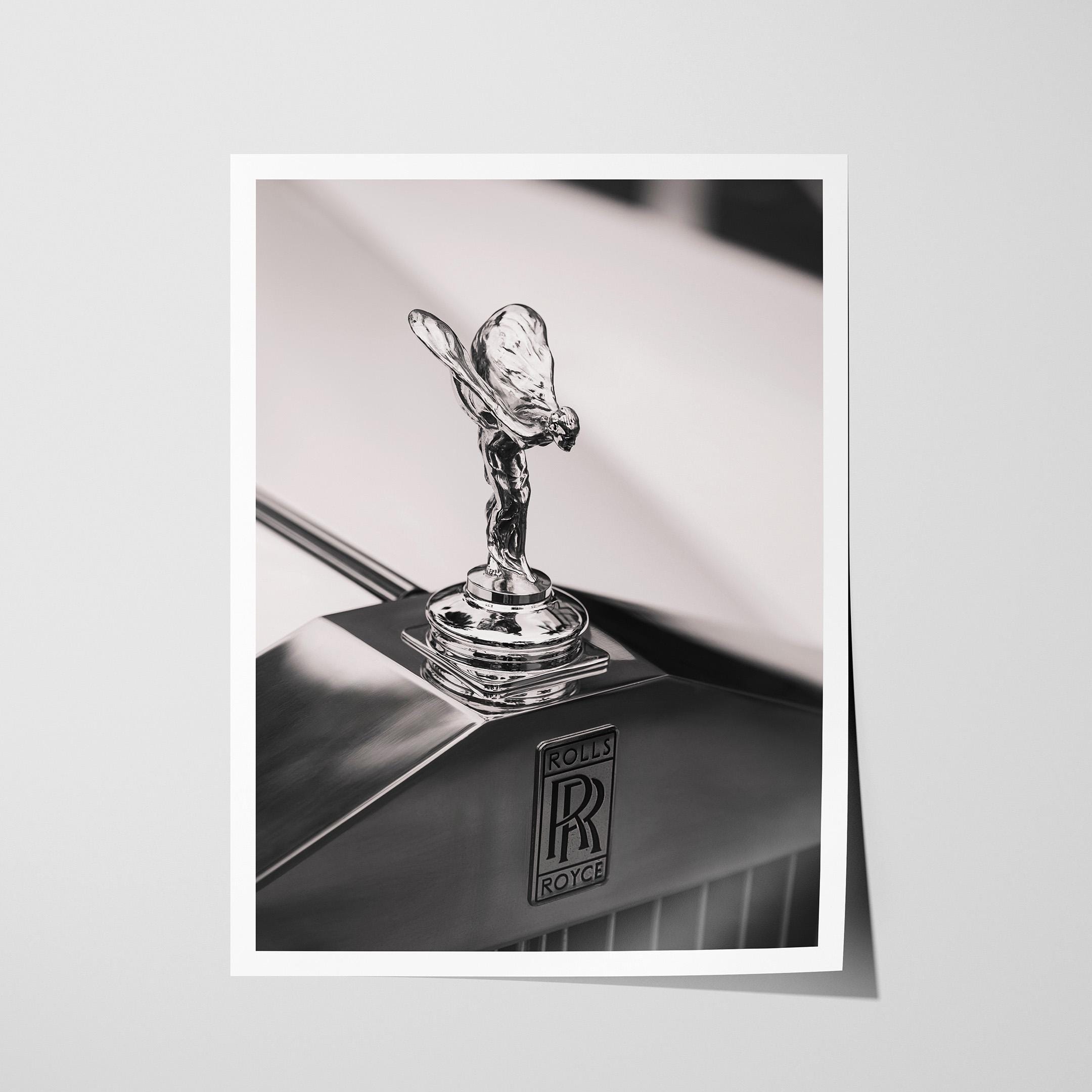 Rolls-royce Spirit of Ecstasy Print | Black & White | Digital Download ...