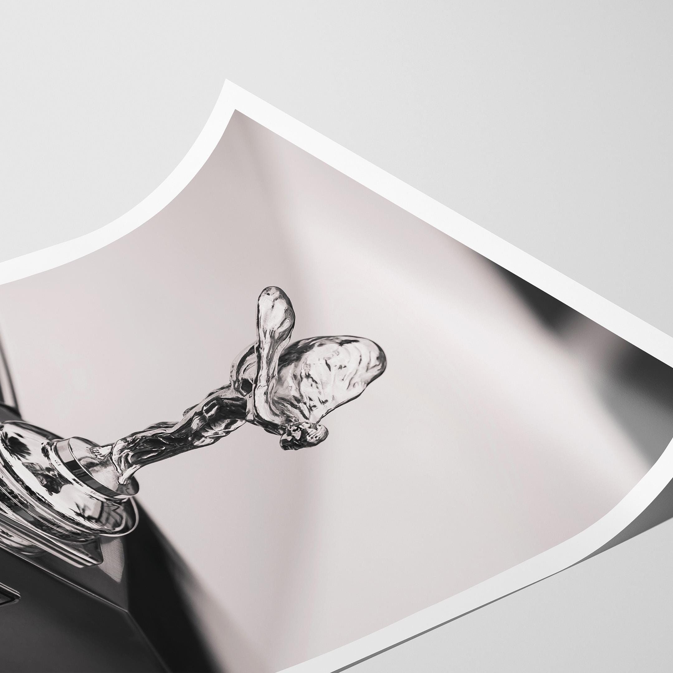 Rolls-royce Spirit of Ecstasy Print | Black & White | Digital Download ...