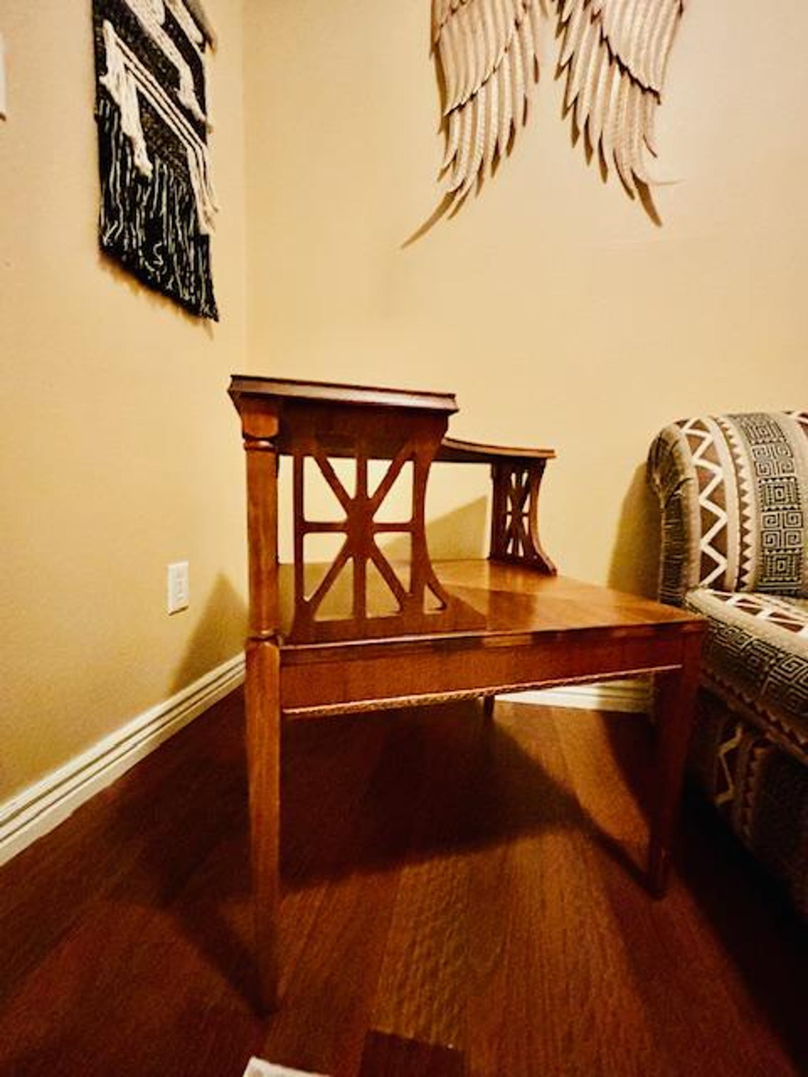 Mid Century Modern 2-tier Corner Table - Etsy
