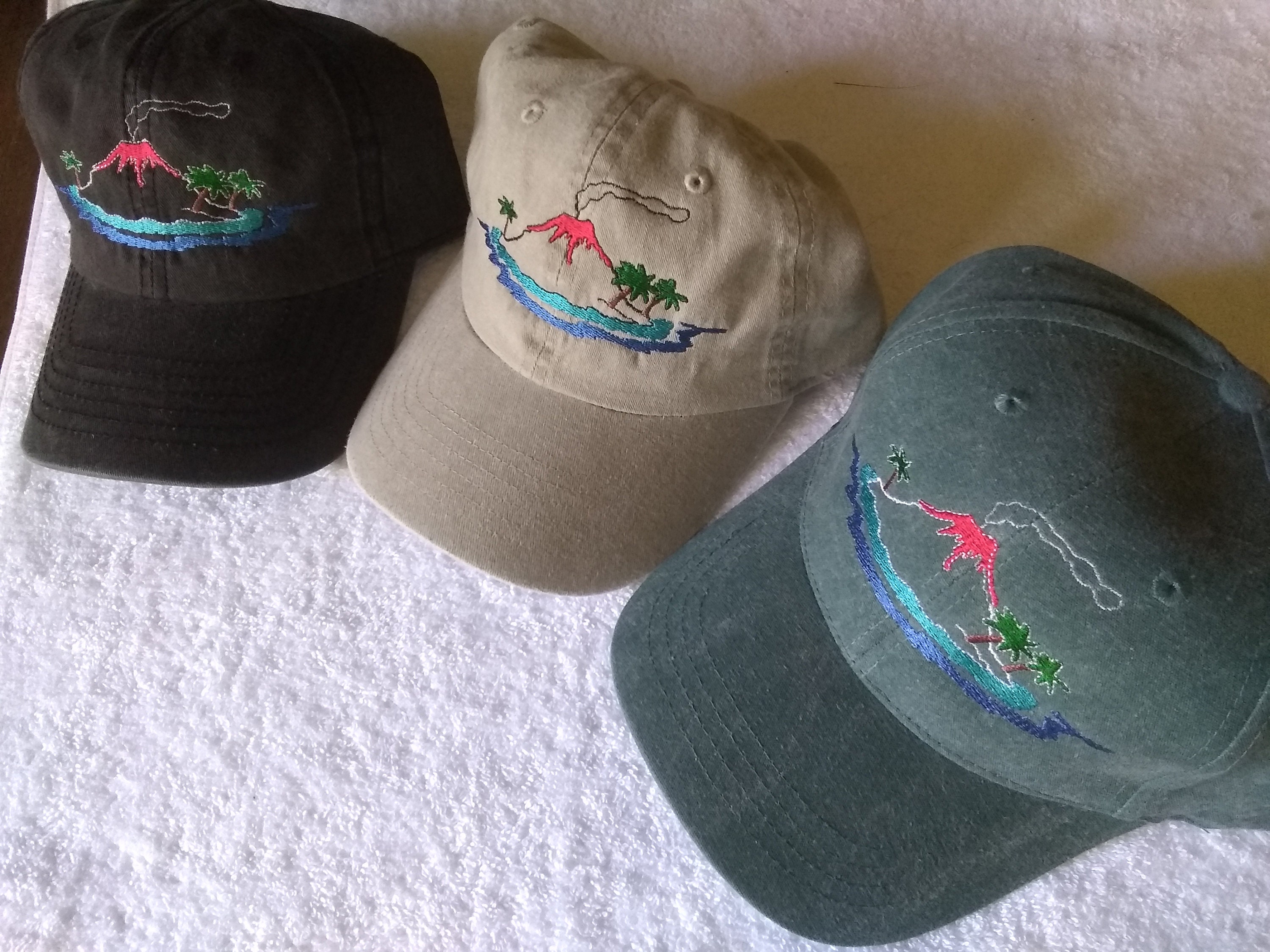 Volcano Ball Cap, Big Island Hawaii by Hopper's Art Mauna Loa, Mauna ...