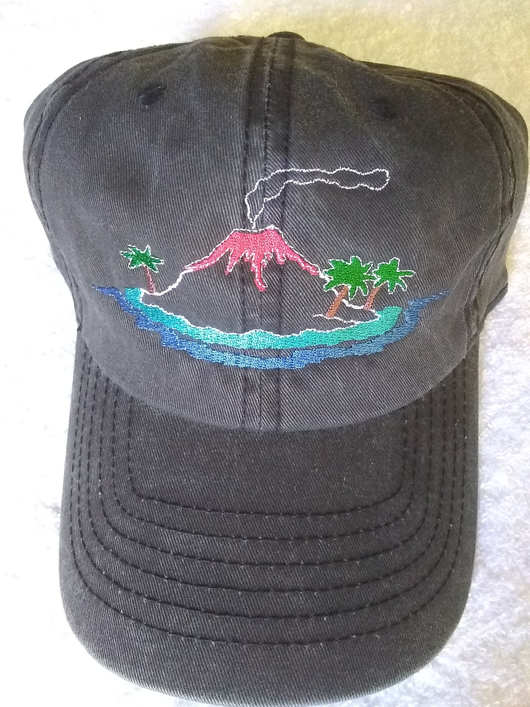 Volcano Ball Cap, Big Island Hawaii by Hopper's Art Mauna Loa, Mauna ...