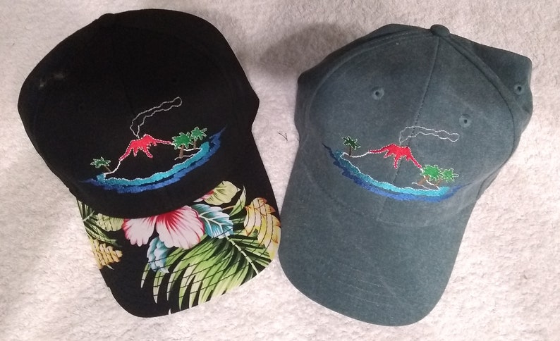Volcano Ball Cap, Big Island Hawaii by Hopper's Art Mauna Loa, Mauna ...