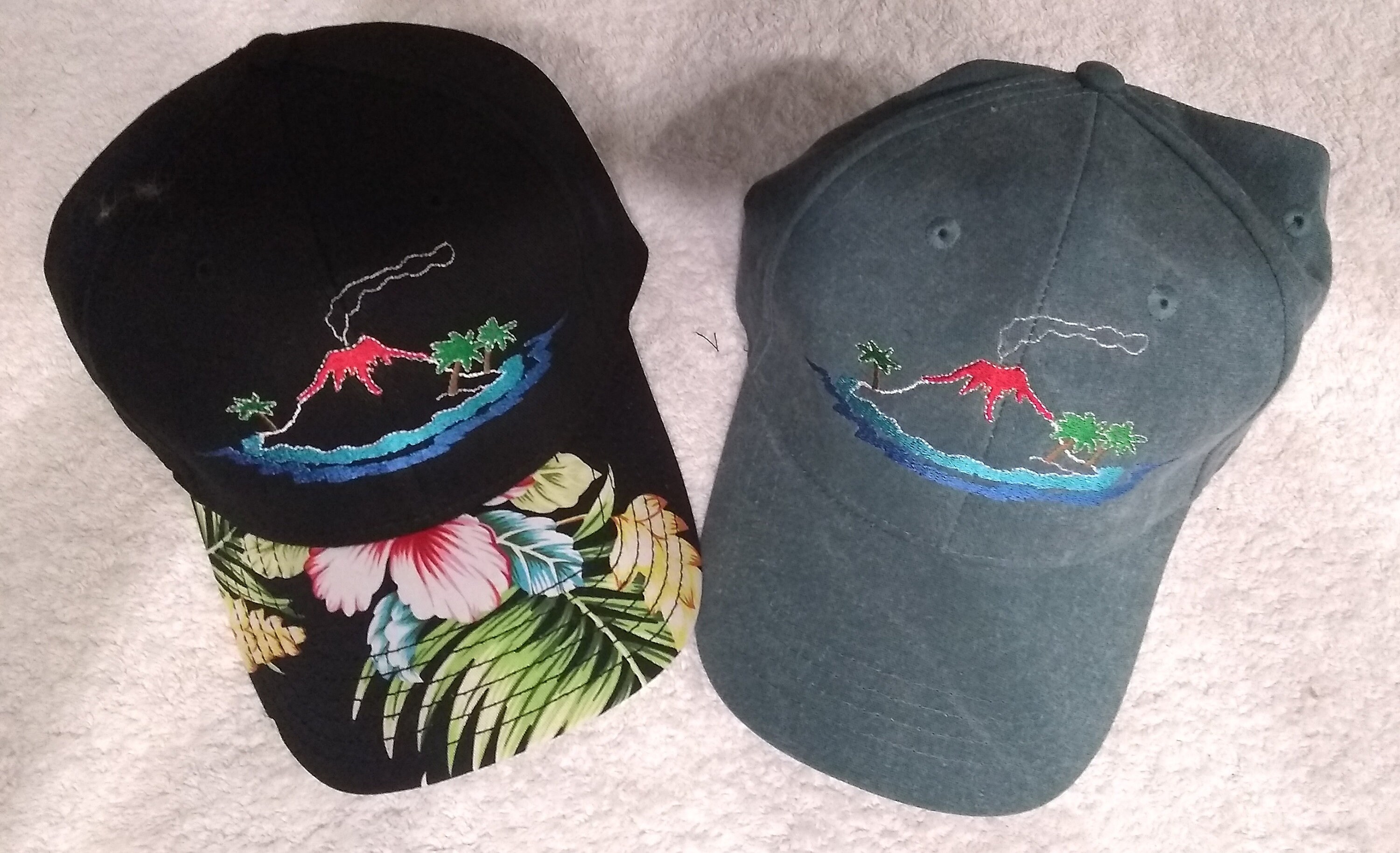 Volcano Ball Cap, Big Island Hawaii by Hopper's Art Mauna Loa, Mauna ...