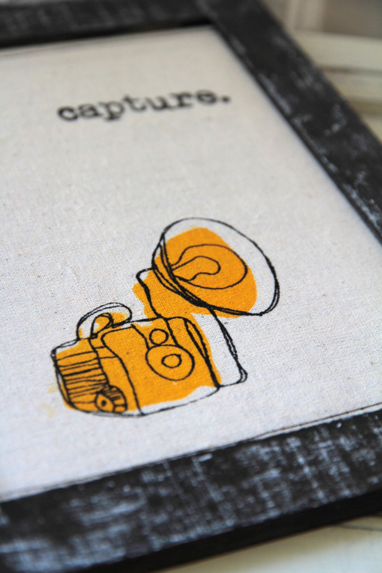 Linocut Print / Screenprint 5 X 7 Capture Camera - Etsy