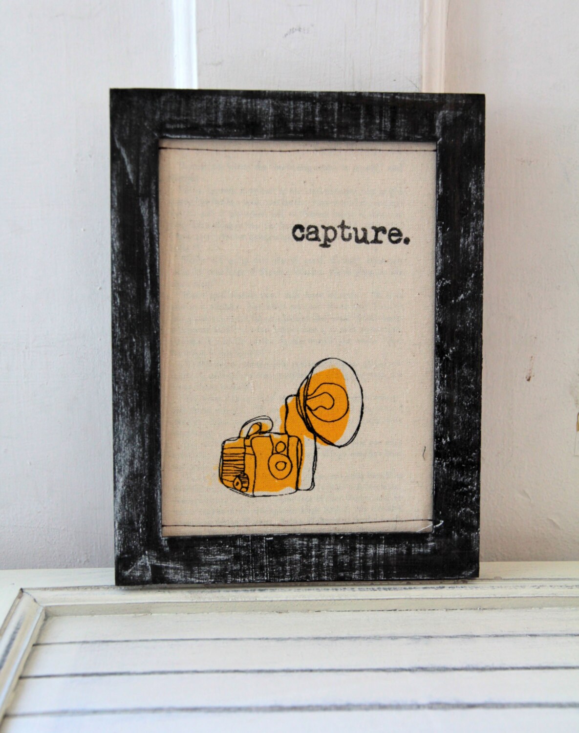 Linocut Print / Screenprint 5 X 7 Capture Camera - Etsy