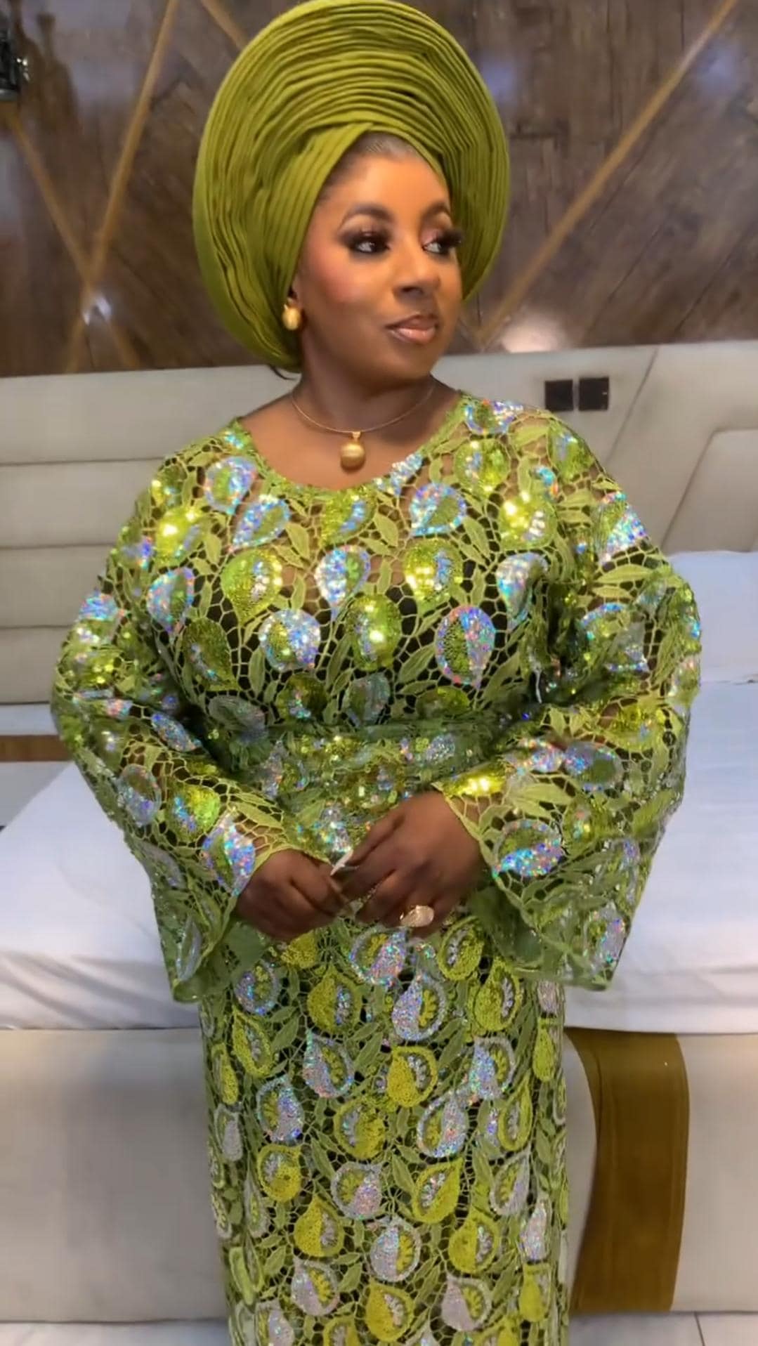 Aso Ebi Wedding Guest, Exquisite Complete Iro & Buba Set ,nigerian Style Dress, Rich Auntie ...