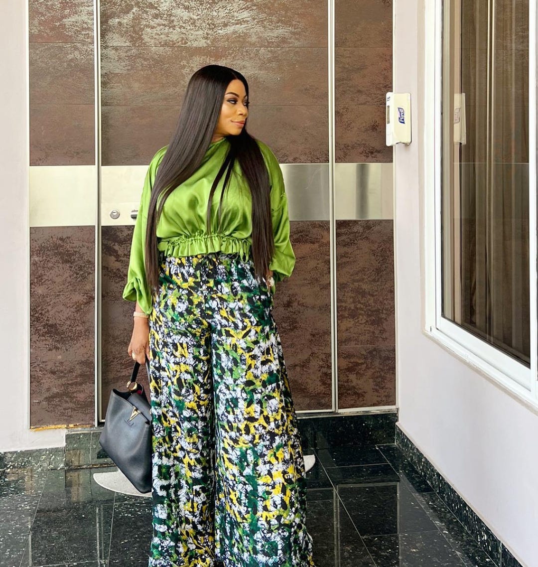 Imade Wrap Palazzo Pants With Drawstring Ruched Top | Pants for Women ...