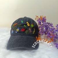 Cute Ant Dad Cap I Gift for Ant Lovers I Cotton Baseball Hat I Multiple ...