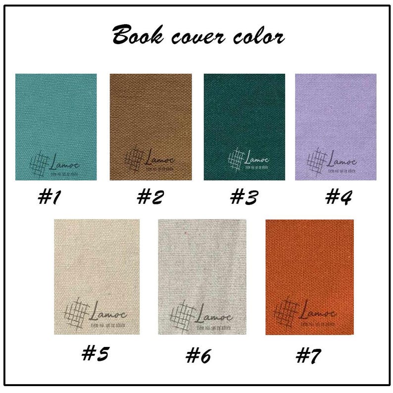 Custom Hand Embroidered Fabric Notebook Personalized Journal With Daisy ...