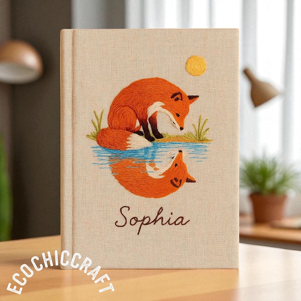 Fox Notebook - Etsy