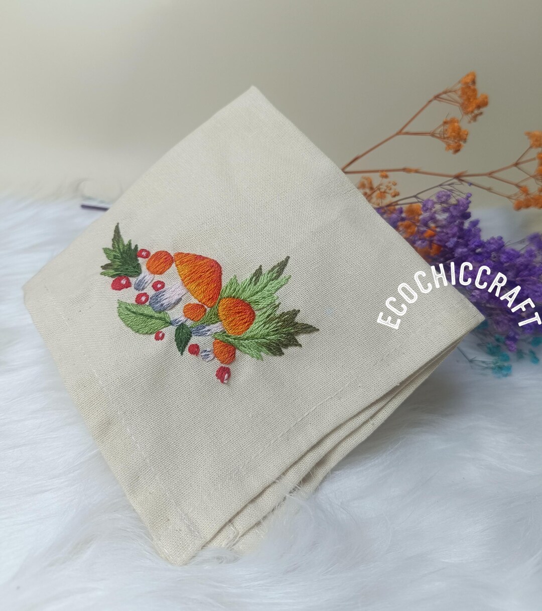 Custom Embroidered Handkerchiefs, Personalized Linen Embroidered ...