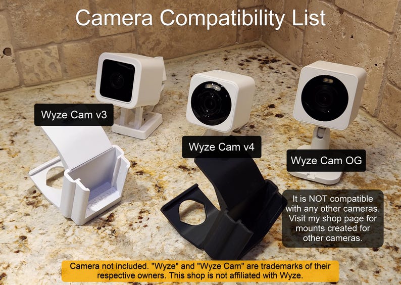 Litter-robot 4 Wyze Camera Mount - Compatible With Wyze Cam V3/v4/og ...